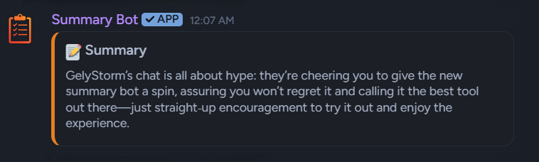 Voeg Summary Bot Discord Bot toe | De #1 Discord Bot en Discord App Lijst