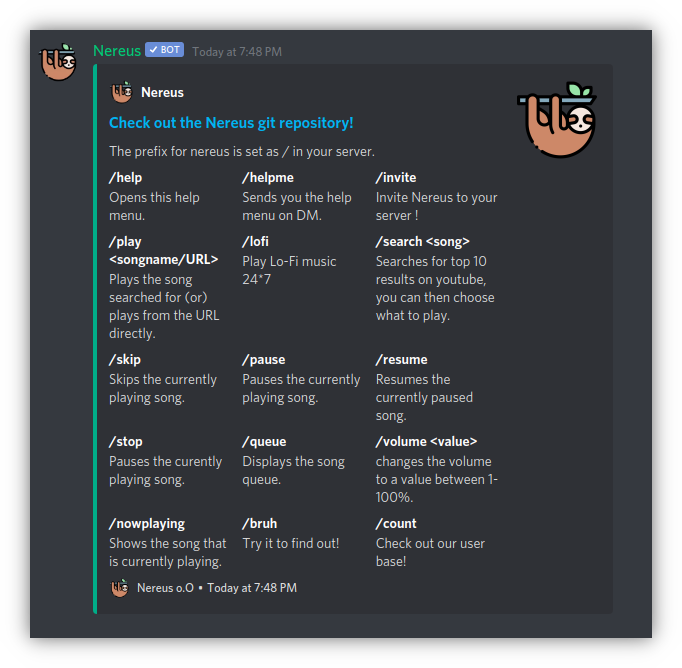 Add Nereus Discord Bot | The #1 Discord Bot and Discord App List